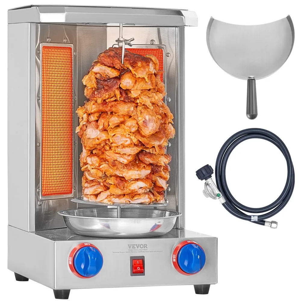 Asador de Carne al Pastor a Gas LP (Doneraki) VEVOR ZH-9211R – Chefs Toys