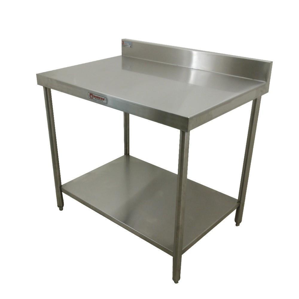 Mesa de Trabajo 1 m Pared Con Entrepaño INMEZA FACTORY MP100IE – Chefs Toys